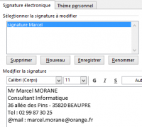 signature outlook | Coursinfo.fr