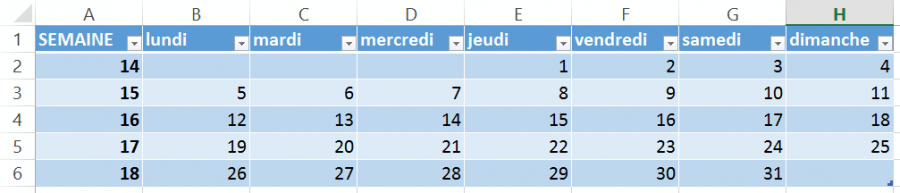 Excel_Tableau_2 | Coursinfo.fr