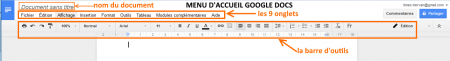 Utiliser Google Docs en ligne | Coursinfo.fr