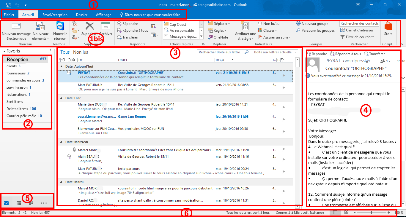 Comment Marche La Messagerie Outlook Coursinfo fr