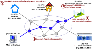 Qu’est-ce qu’une adresse IP, un nom de domaine et une URL ? | Coursinfo.fr